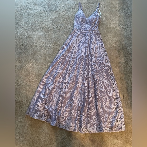 Dresses | Full Length Purple Prom Dress By Speechless | Poshmark